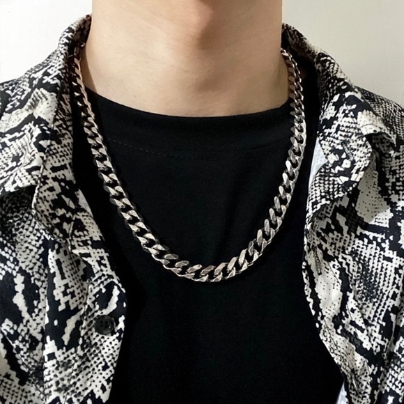 Accessories | Titanium Steel Cuba Link Chain Necklace For Men Womenpunk ...